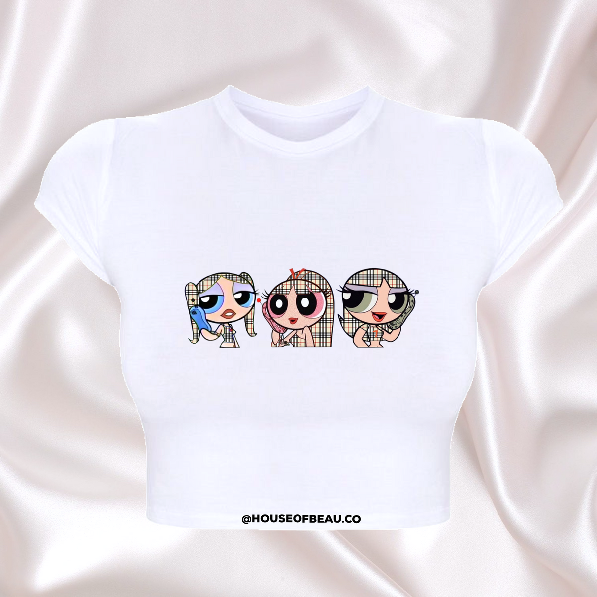 POWERPUFF NOVA CHECK CROP TOP – Bonni Bisous